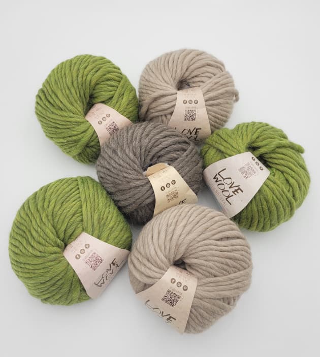 Love Wool Katia - włóczka wełniana gruba |Włóczkowy Świat